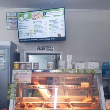 Charleez Chicken & Chips - The Digital Display Menu